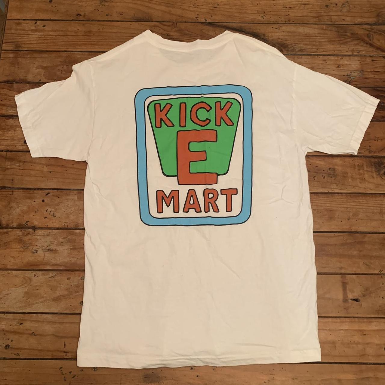 Simpsons rip off kick e mart t shirt Size large Worn... - Depop
