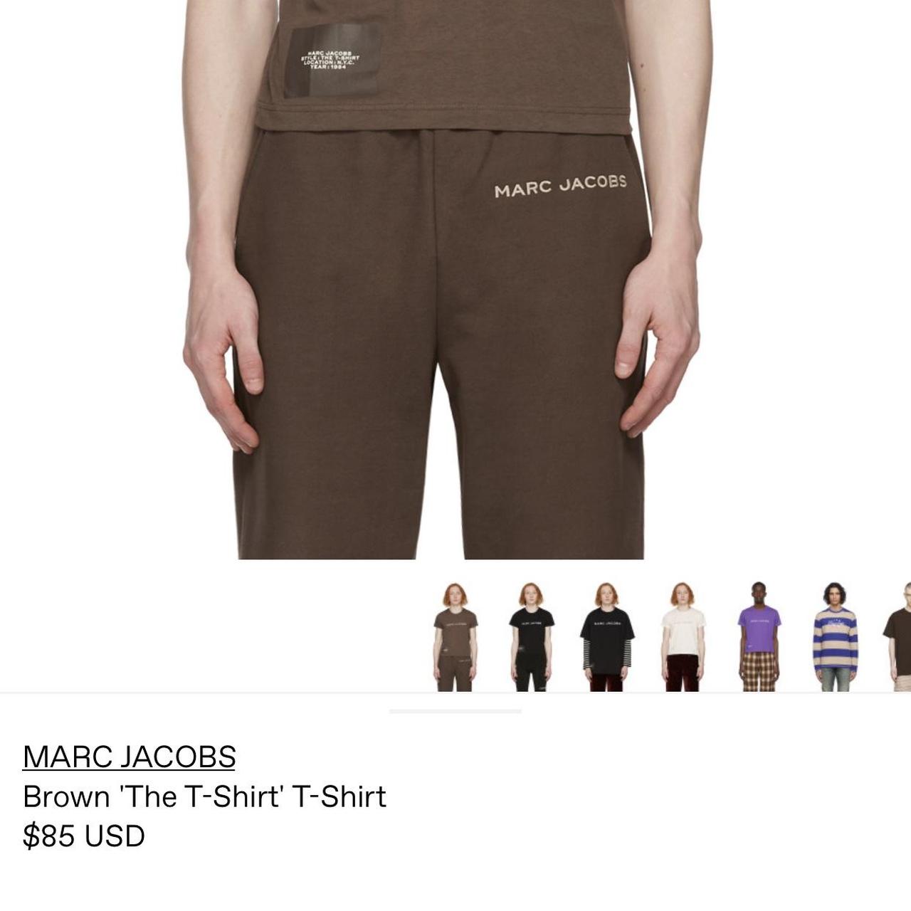 marc jacobs ‘the t-shirt’ shirt worn once mens M - Depop