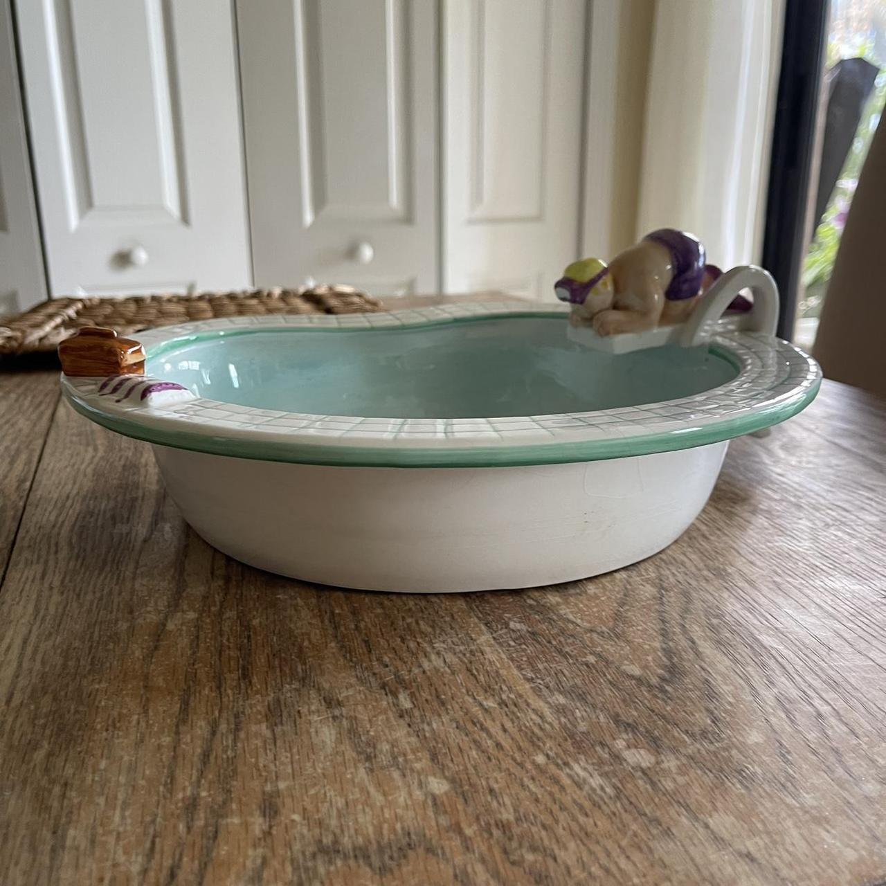 Vintage pool chips & dip bowl - a rare collectible... - Depop