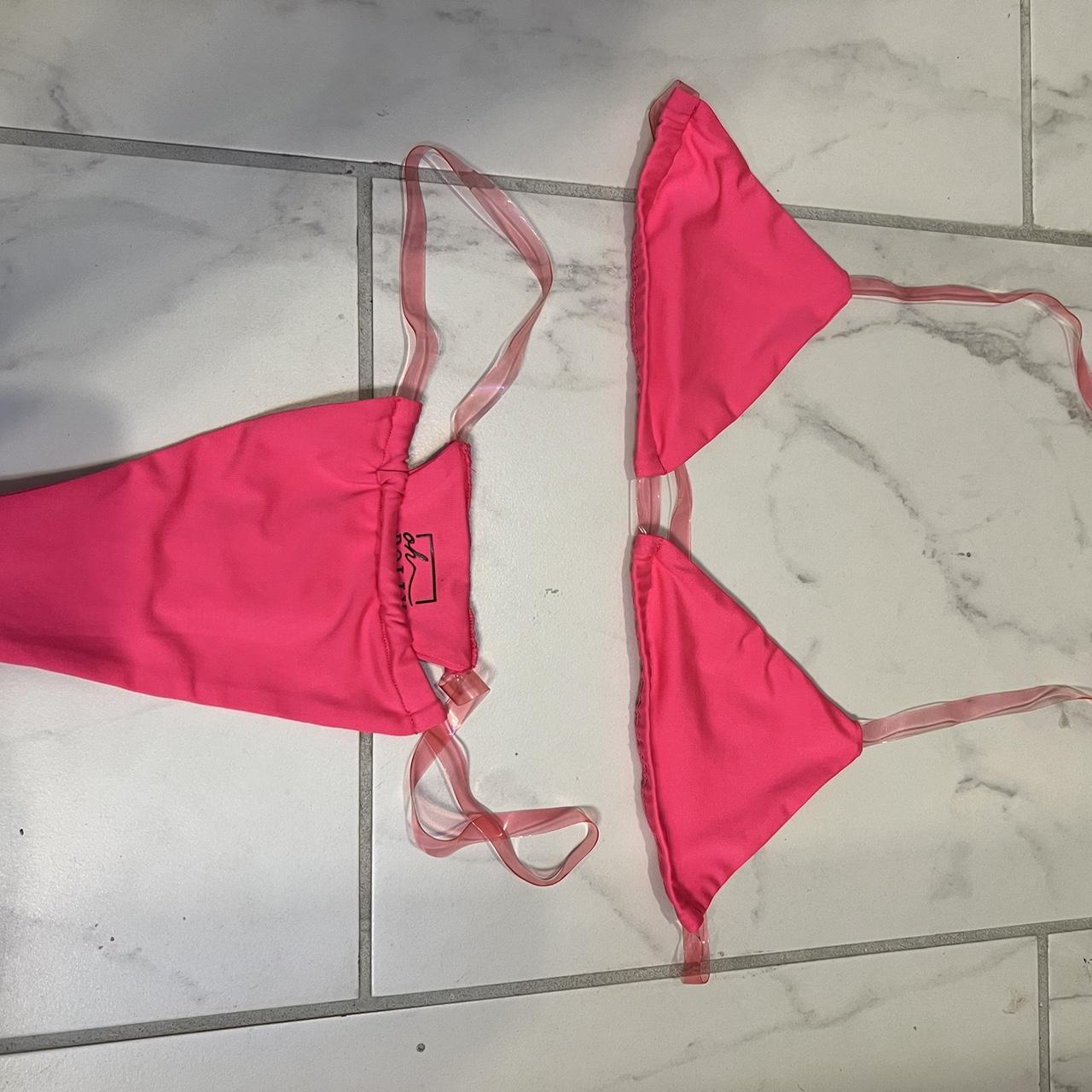 Oh Polly swimsuit! Never been worn(: top is a medium... - Depop