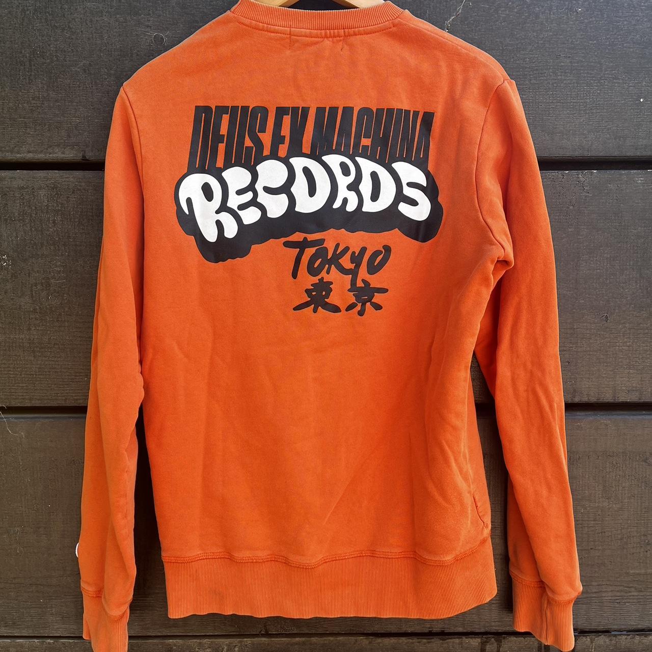 really cool deus records sweater !! size small... - Depop
