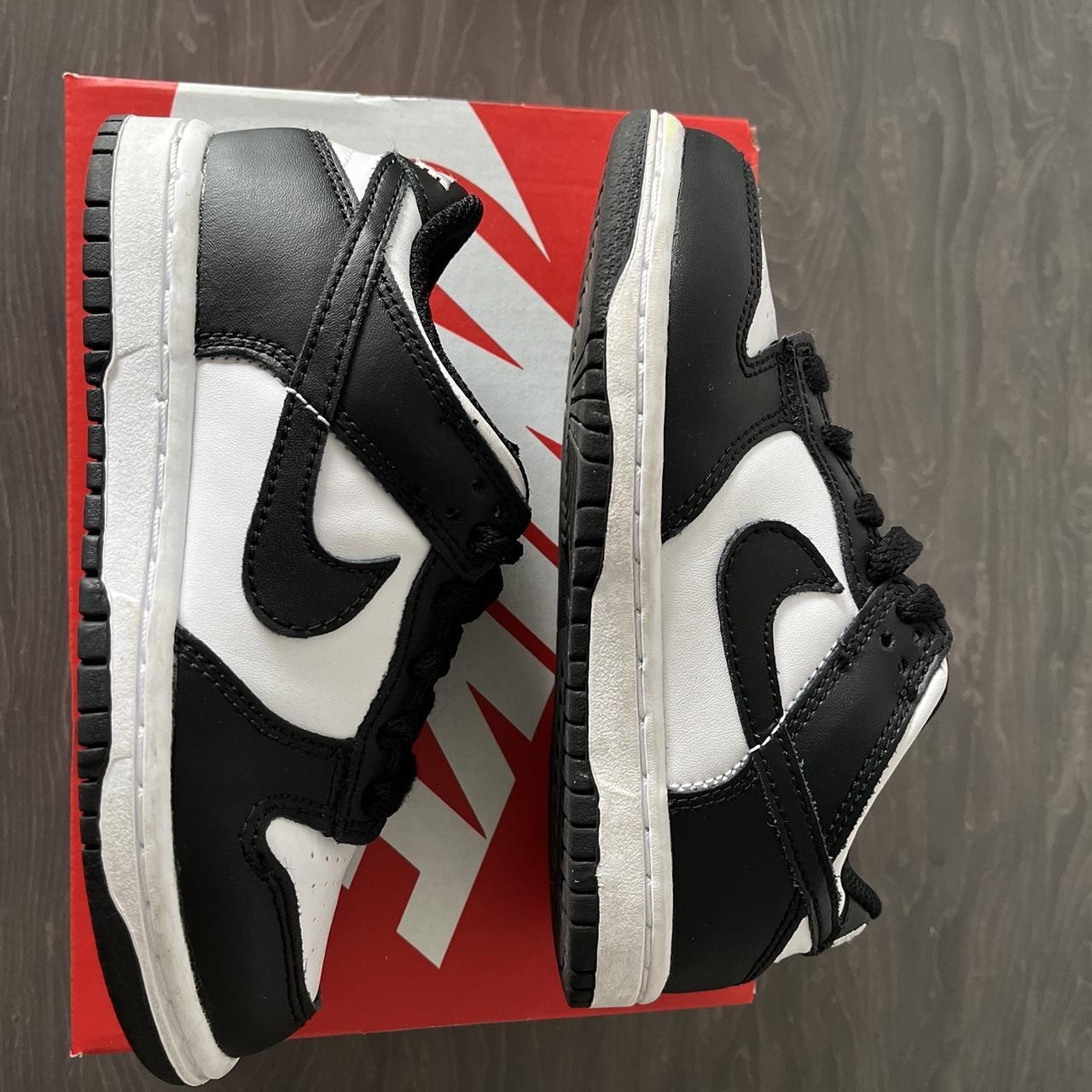 Nike Dunk Low Panda trainers - Size 10.5UK - Worn a... - Depop