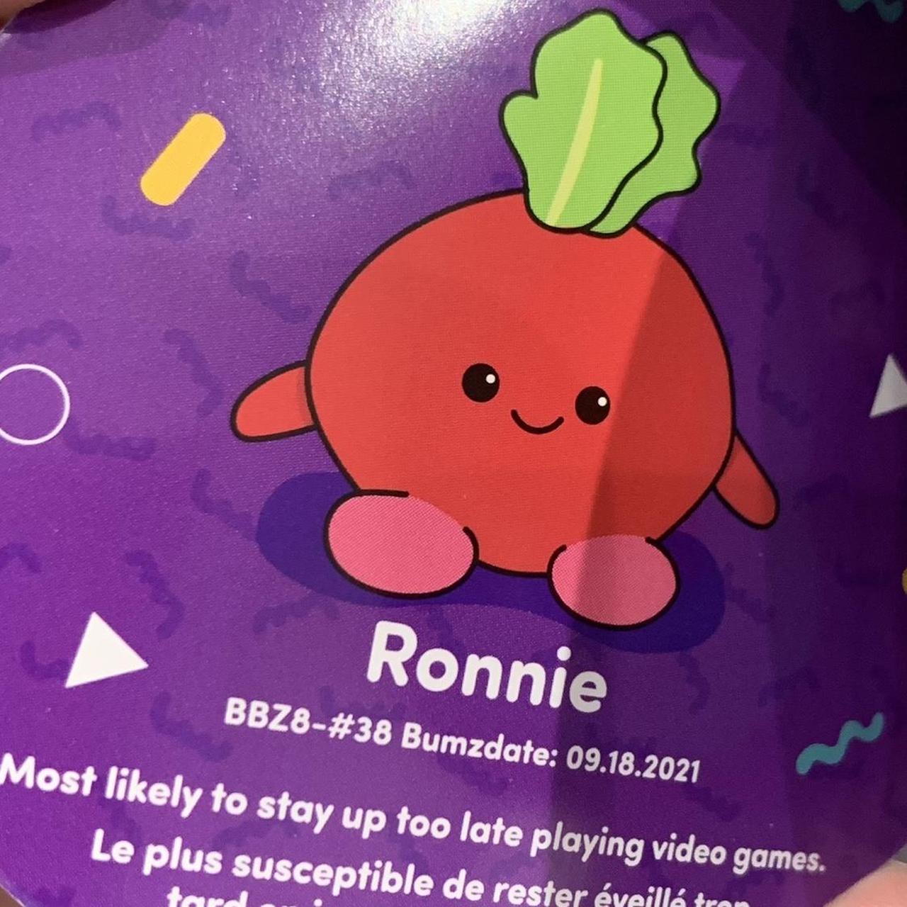 Bum Bumz 7.5” RootBumz Ronnie the Beetroot plush toy... - Depop