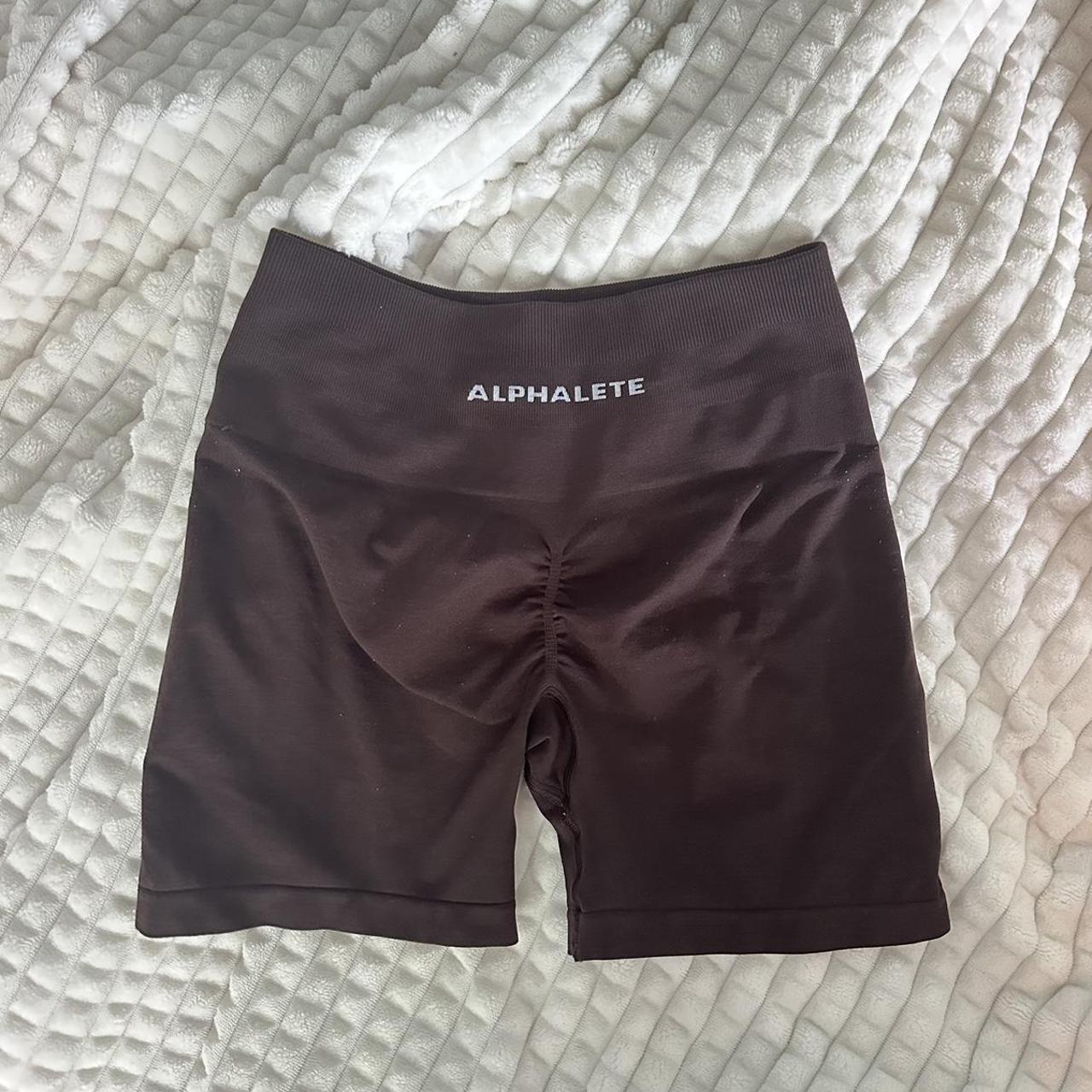 Alphalete Women's Brown Shorts | Depop