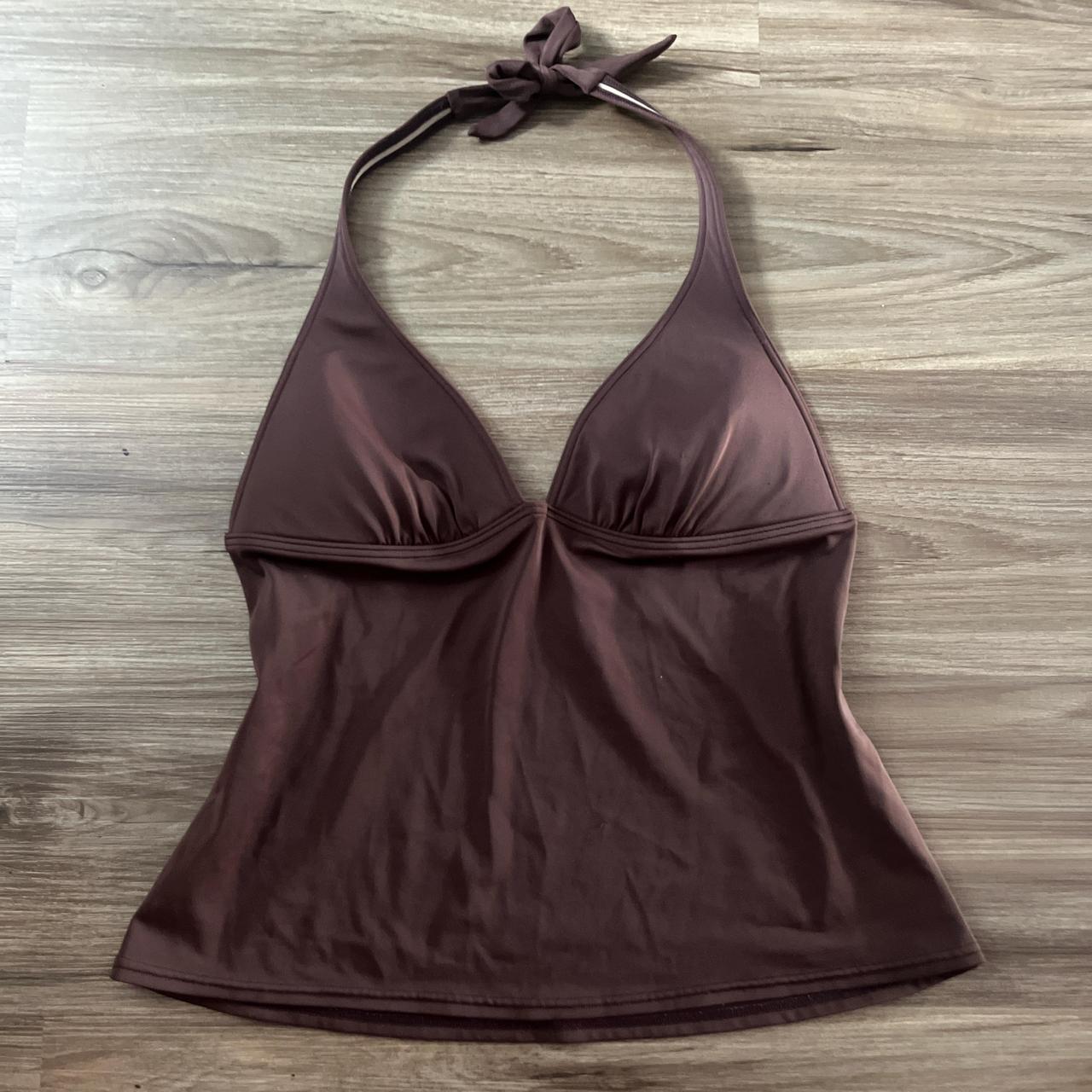victoria secret brown tankini soo cute amazing... - Depop