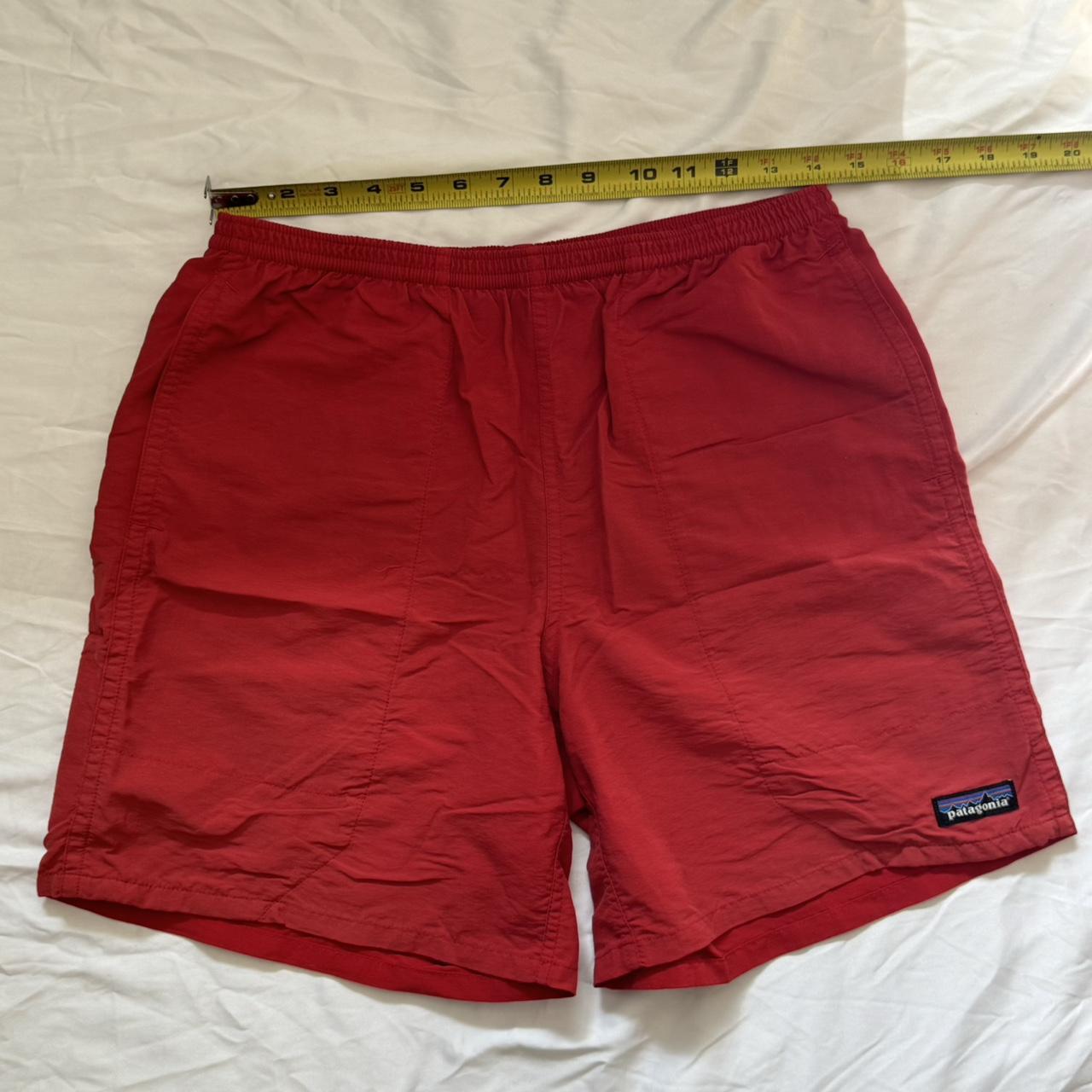 Men’s Patagonia Baggies Color: red Size:... - Depop