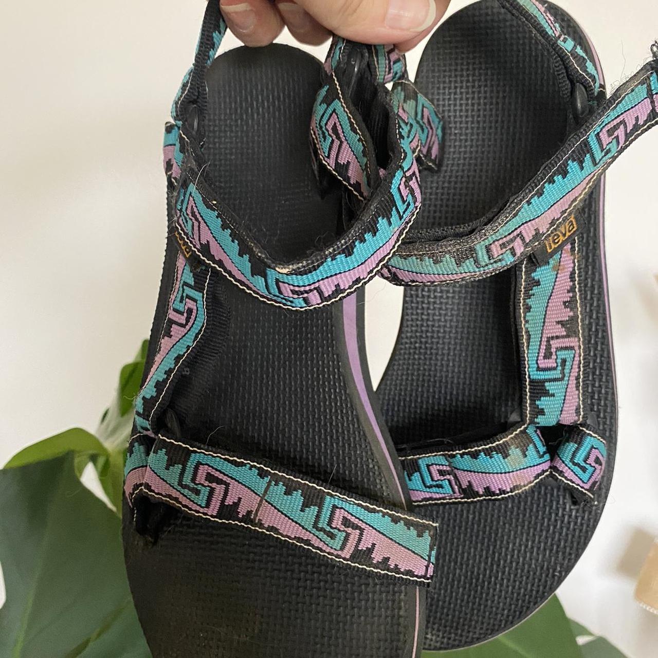 Teva Sandals! Limited edition vintage pattern.... - Depop
