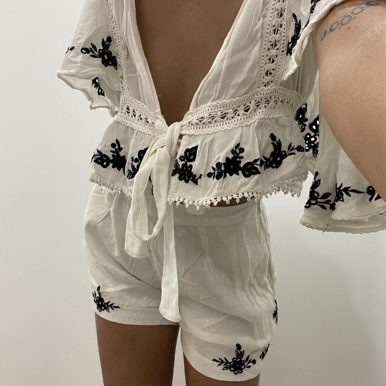 boho two piece #hippy#bohemian#festival#beach - Depop