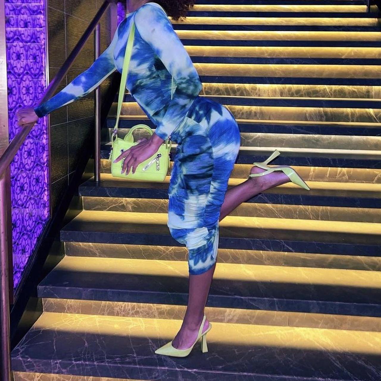 J Lux Label Tye-die maxi dress Worn only once but... - Depop