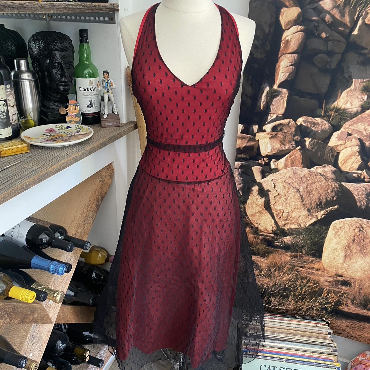 Ruby Rox party dress, rockabilly style,adjustable... - Depop