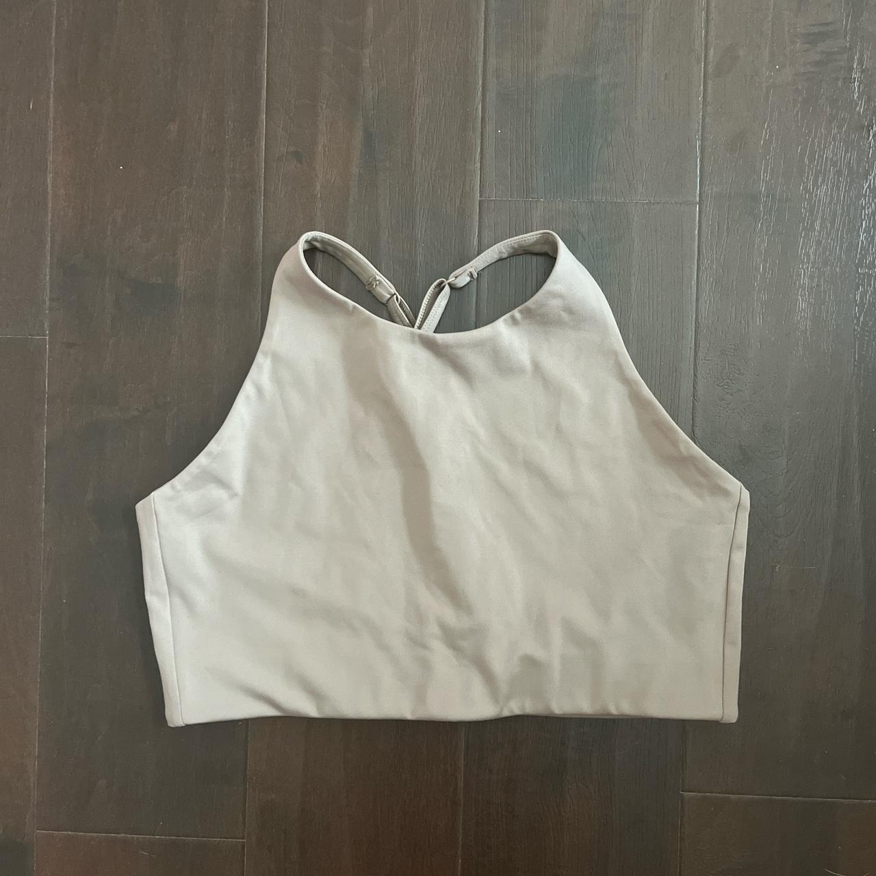 Girlfriend Collective Topanga Bra In Limestone Depop