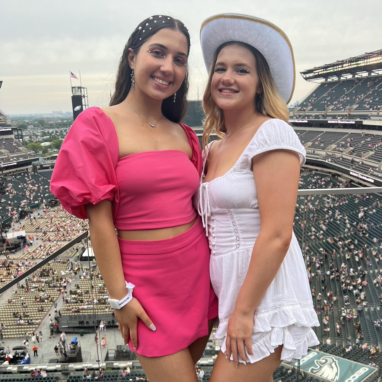 Pink dynamite top with puffy sleeves I wore this... - Depop