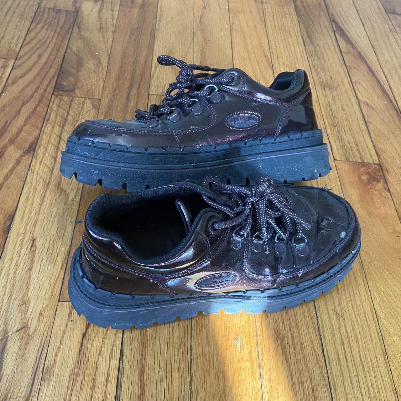 Sketchers Jammers! Cool block oxfords PLATFORM Worn... - Depop