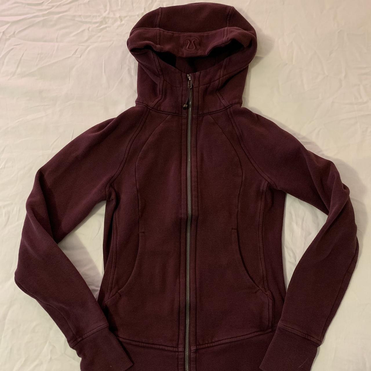 Maroon Lululemon jacket Lightly worn 2 #Lululemon - Depop