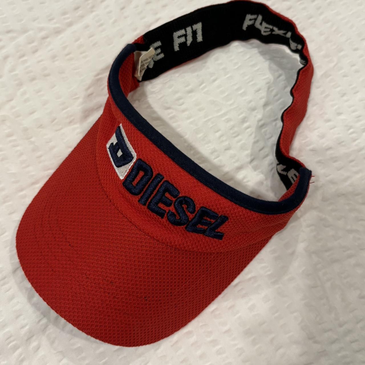 Sick red diesel visor hat. Perfect for... - Depop