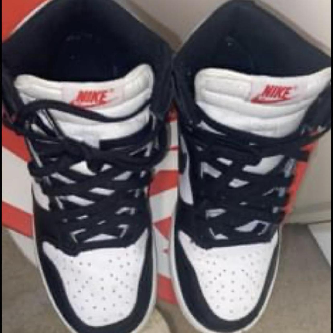 Nike dunk panda highs - Depop