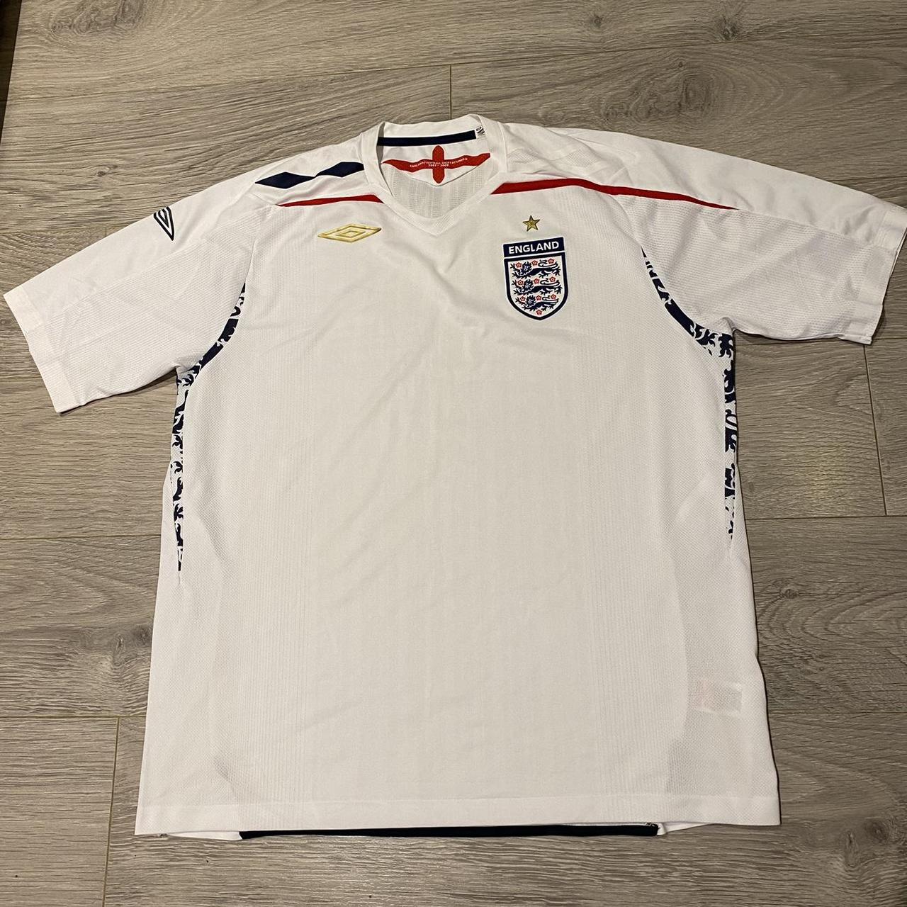 England 2006-08 Home Shirt Condition 9/10 Size... - Depop