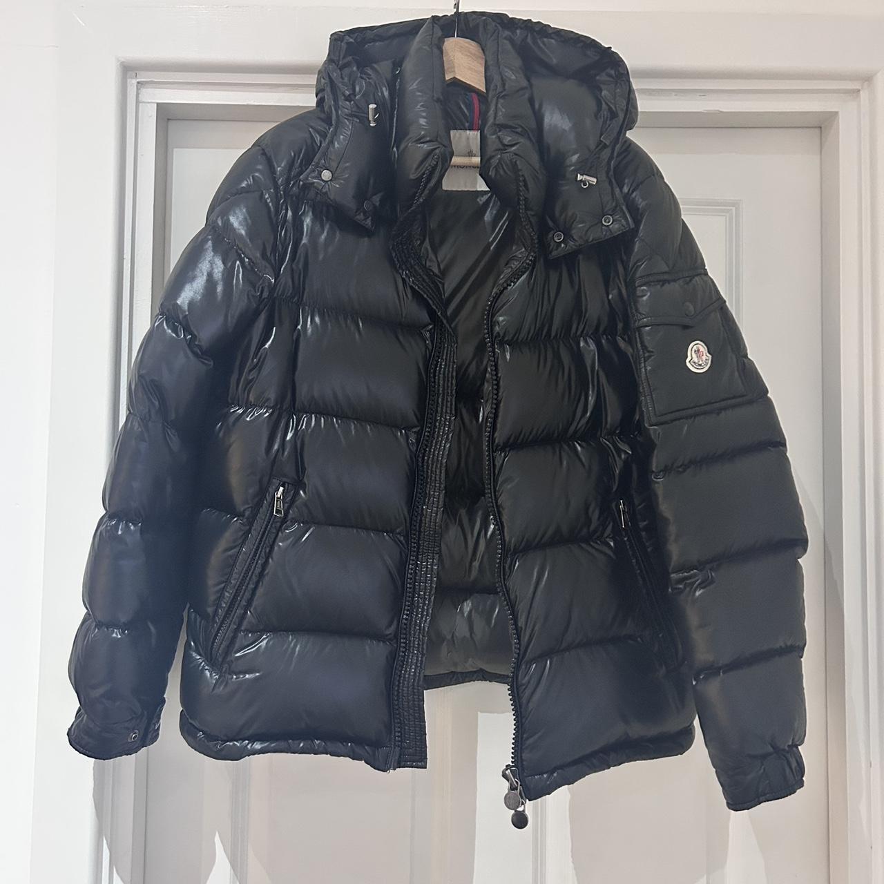 Moncler maya coat 100% authentic with authenticity... | Depop
