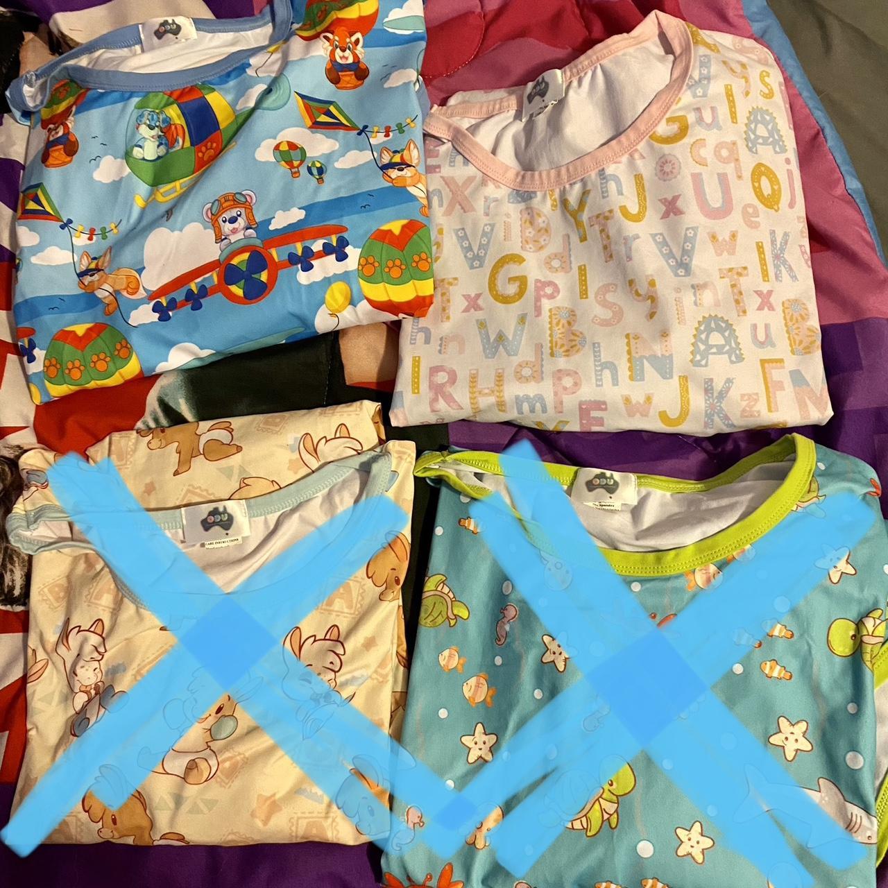 Size 4X long sleeve onesies from ODU. Only top two... - Depop