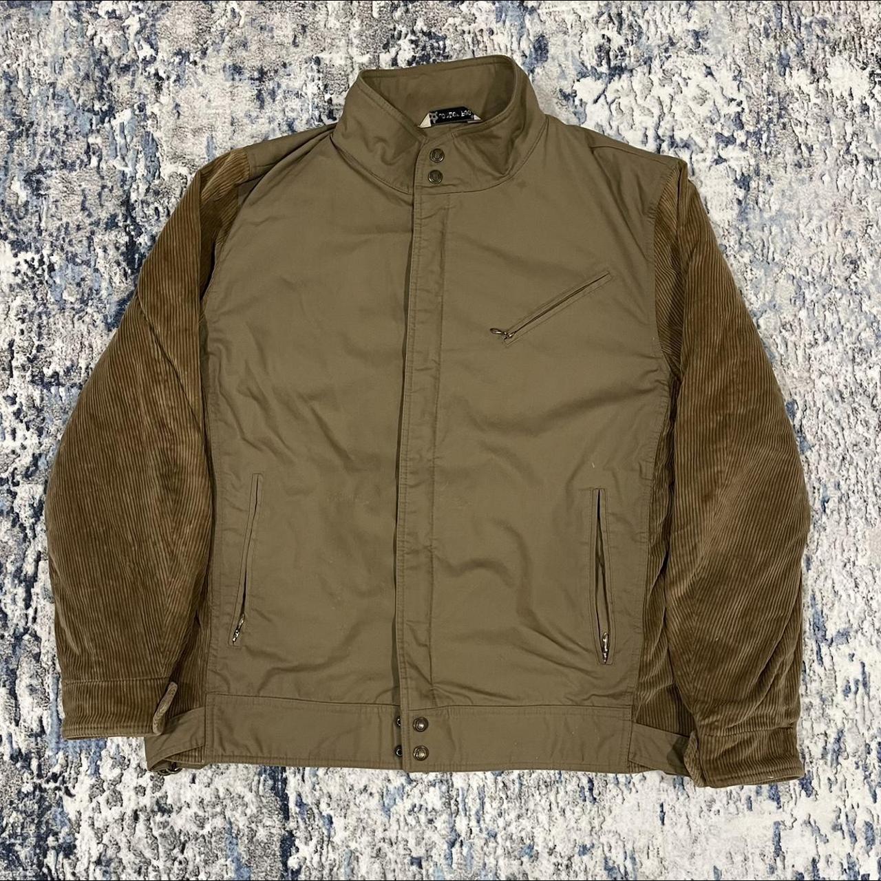 vintage london fog corduroy windbreaker jacket size... - Depop