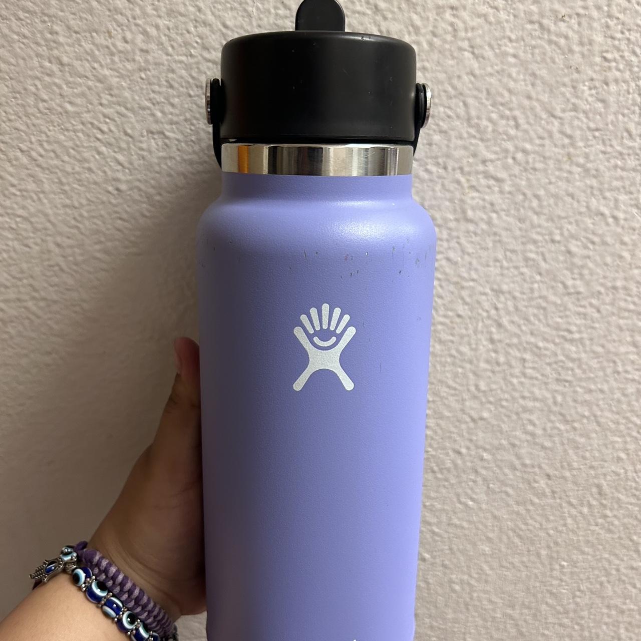 Different Hydroflasks Purple - 32 OZ Light Blue- 21... - Depop