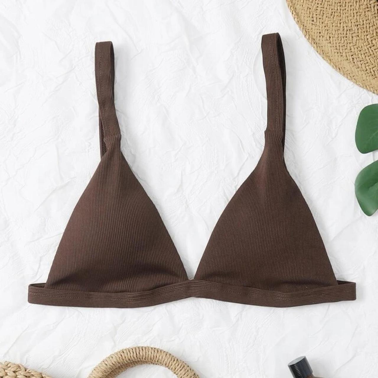 shein brown bathing suit - Depop