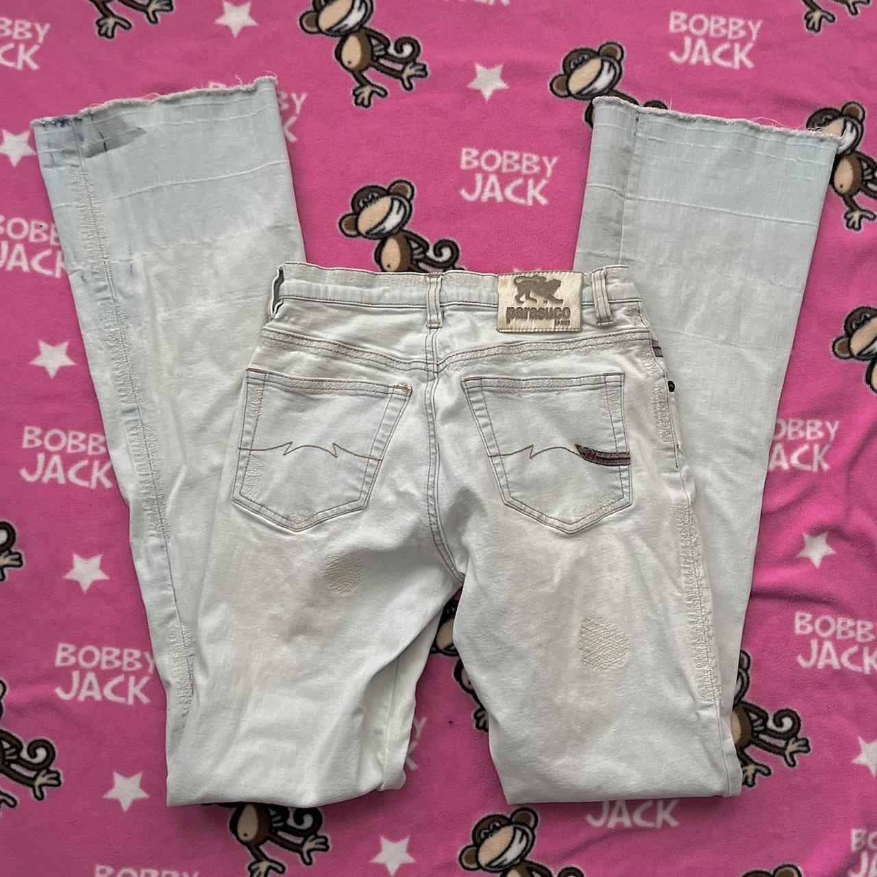 Y2k 2000s grunge bootcut light wash jeans. The... | Depop