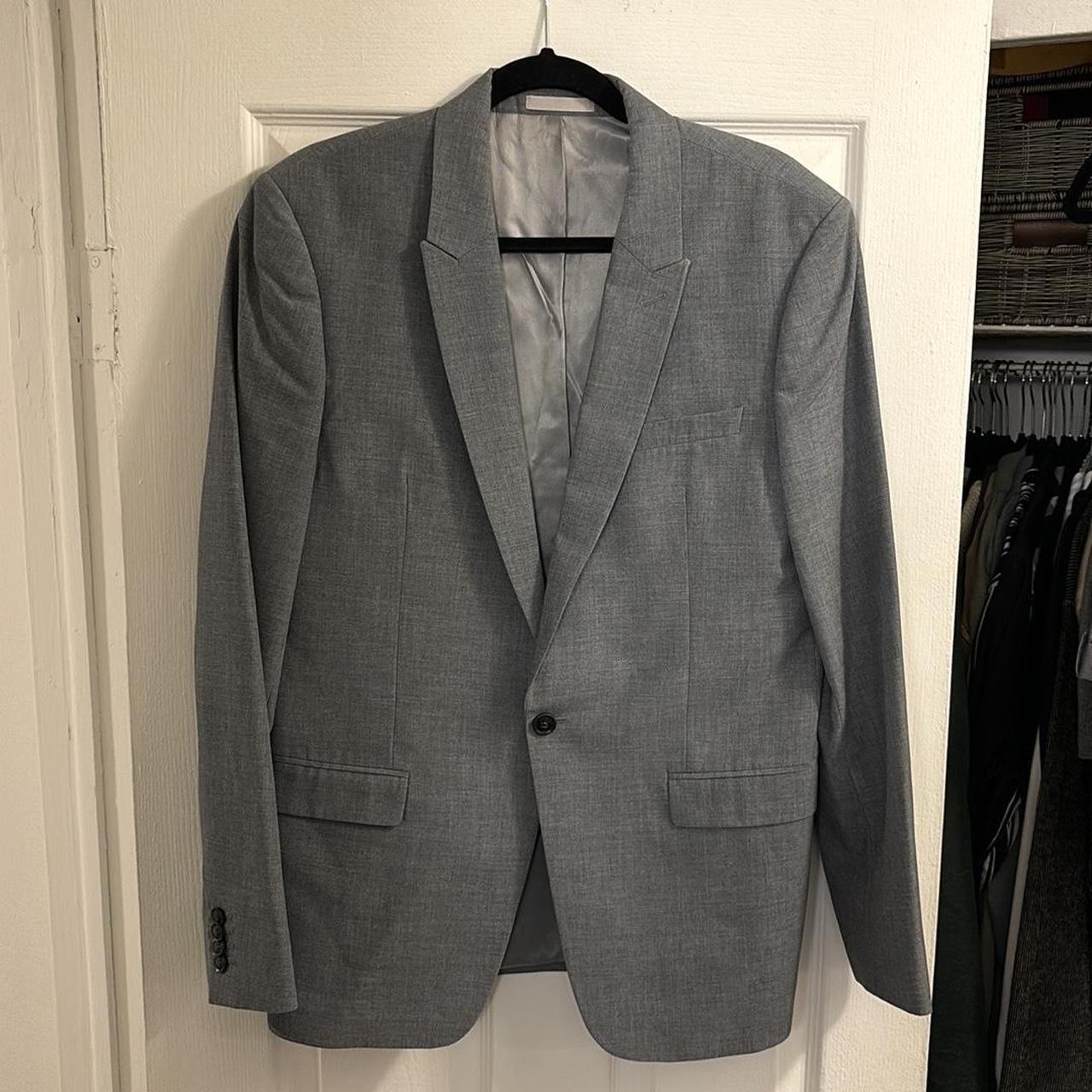 Selling this men’s gray Topman suit. Still in decent... - Depop