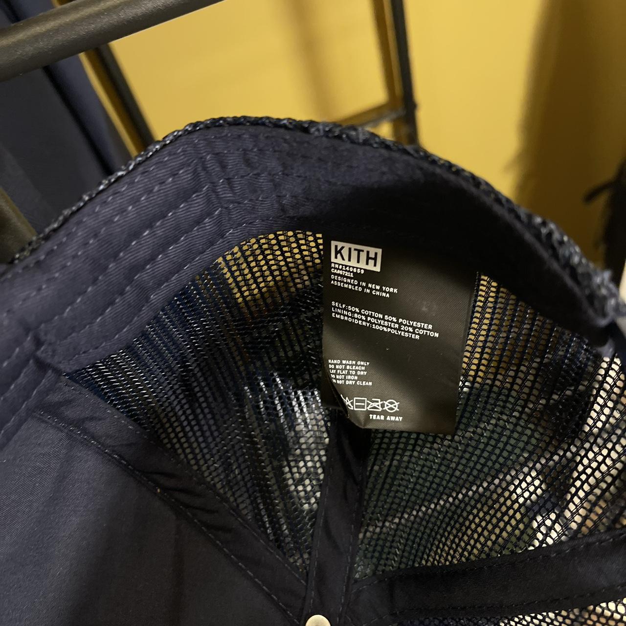 kith star wars navy foam trucker hat worn... - Depop