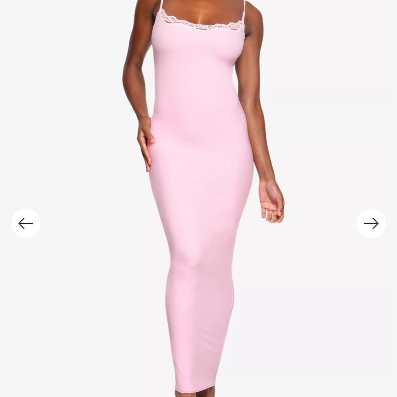 Skims pink lace dress from valentines collection !!... - Depop