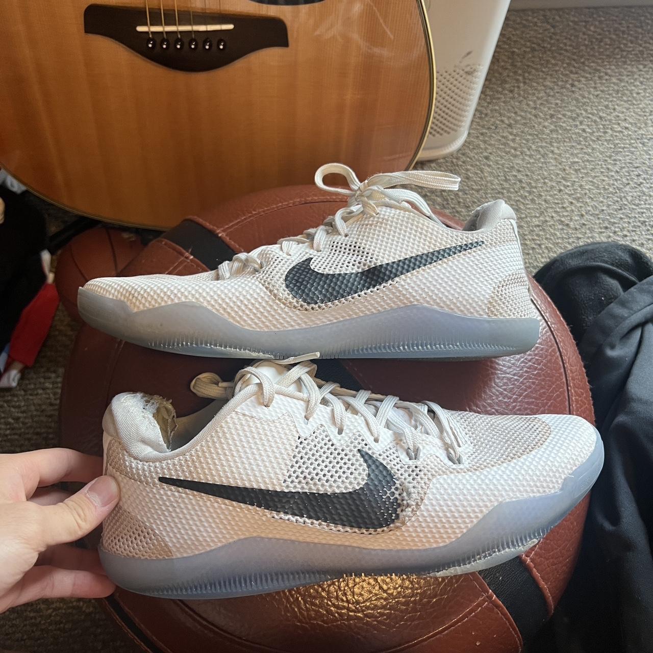 Nike Kobe 11 Elite SE fundamental trainers in white... | Depop