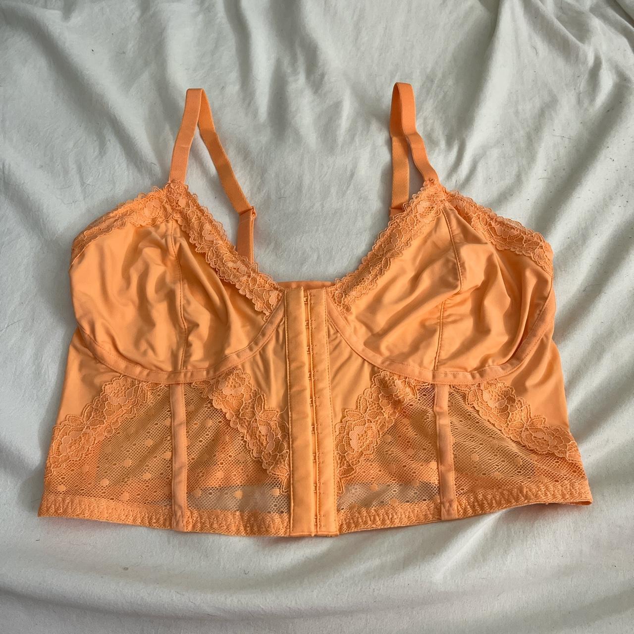 Walmart Women's Orange Bra | Depop