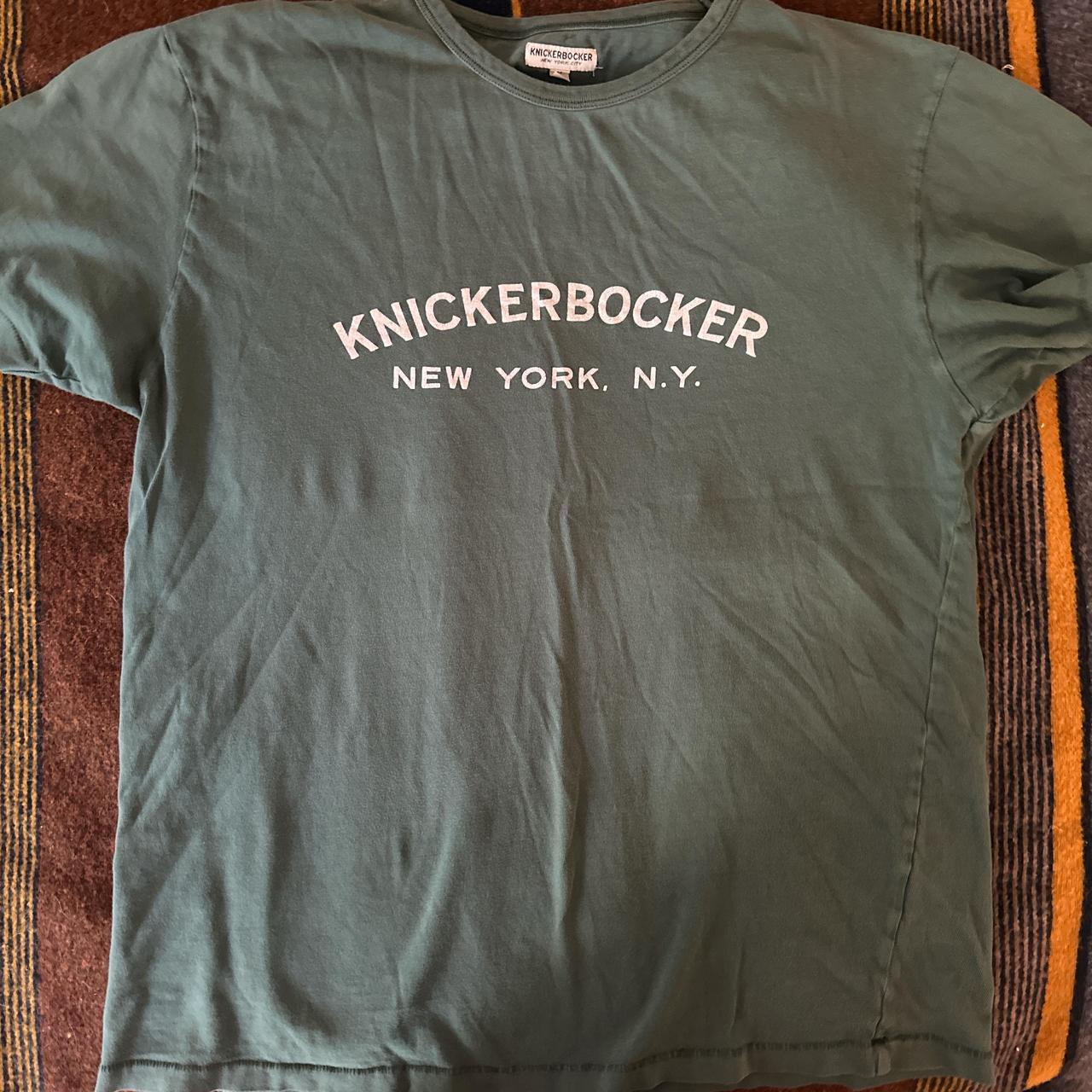 Green Knickerbocker NY shirt Made in... - Depop