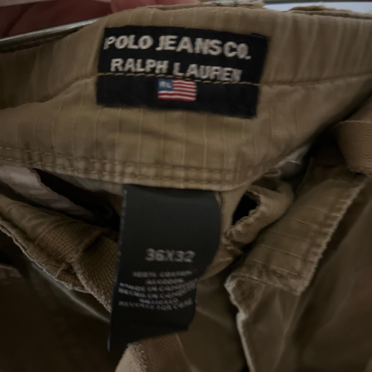 Vintage Polo Ralph Lauren cargo pants size 36x32 but... - Depop
