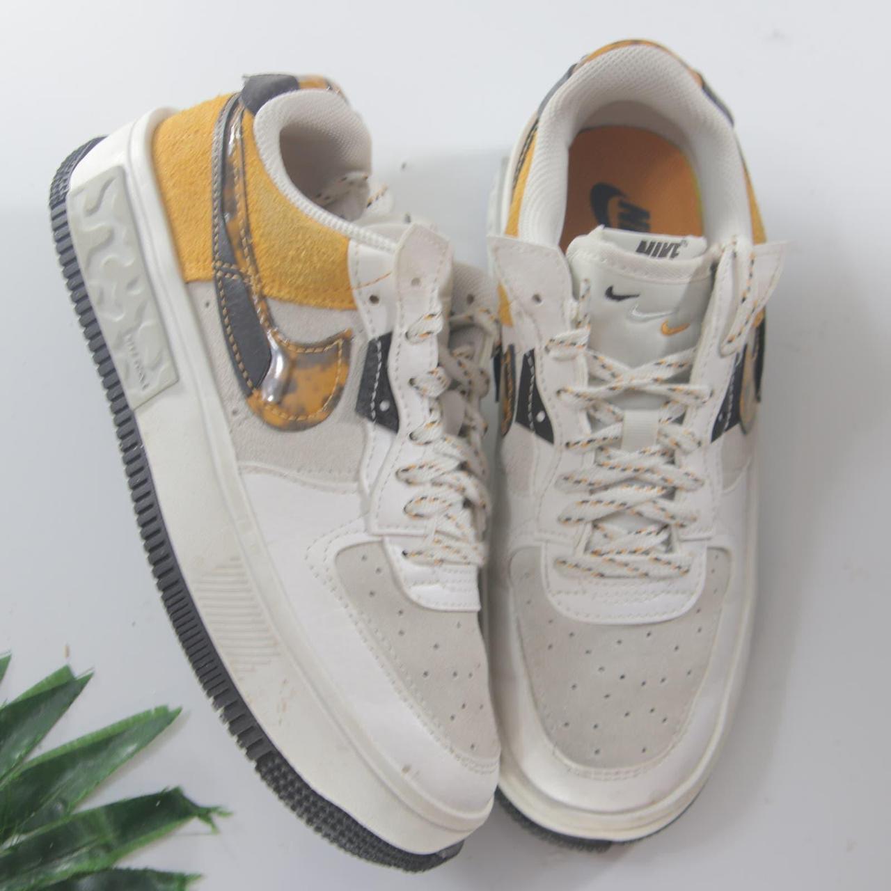 Name: Nike Af1 Low Fontanka Cream Brown Women's... - Depop