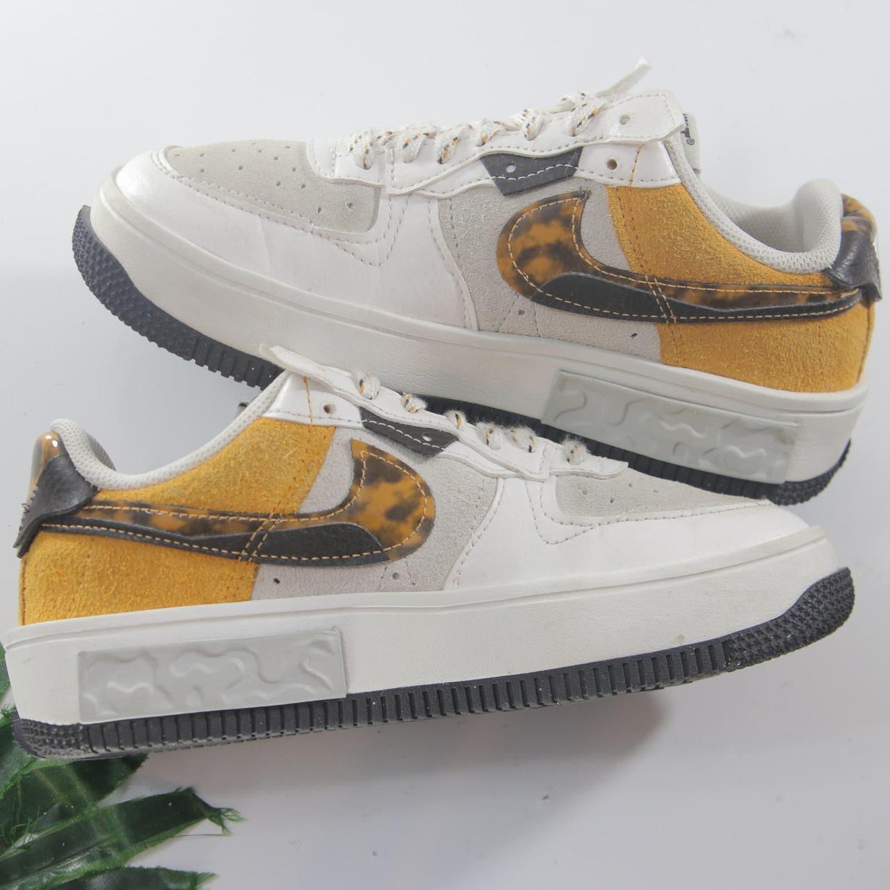 Name: Nike Af1 Low Fontanka Cream Brown Women's... - Depop