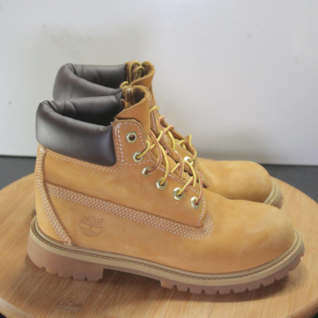 Name: Timberland 6 Inch Classic Mid Sz 1 Youth... - Depop