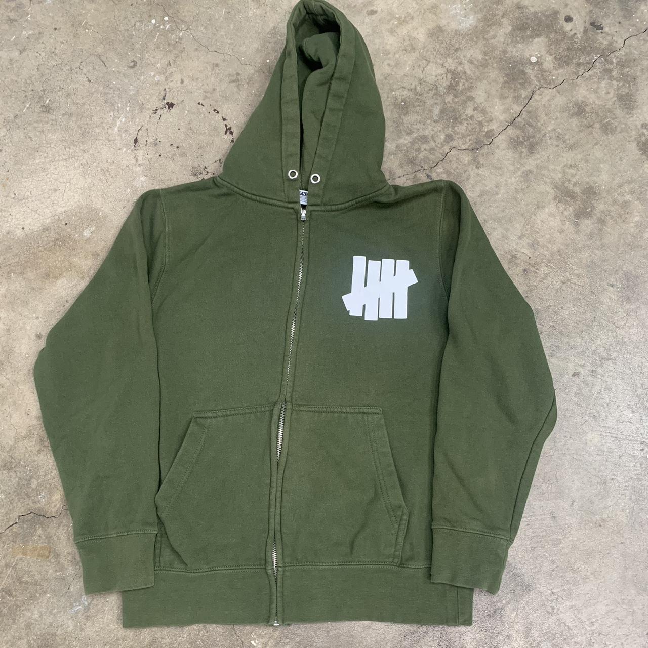 Undefeated zip up in good condition Slight... - Depop