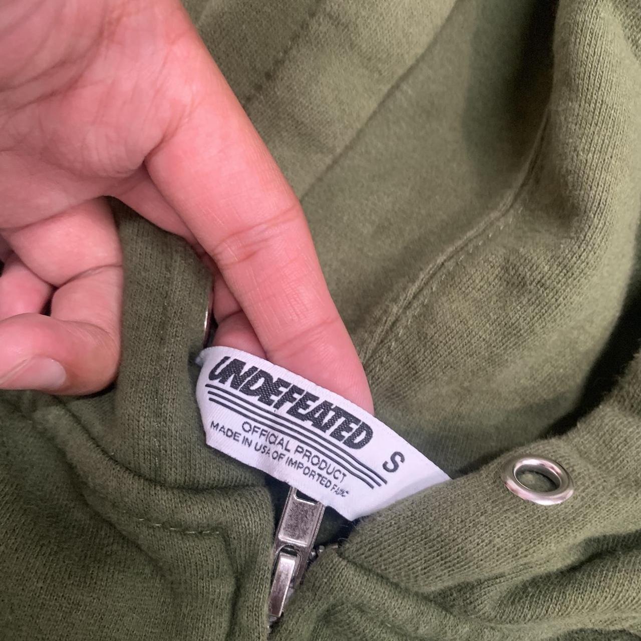 Undefeated zip up in good condition Slight... - Depop