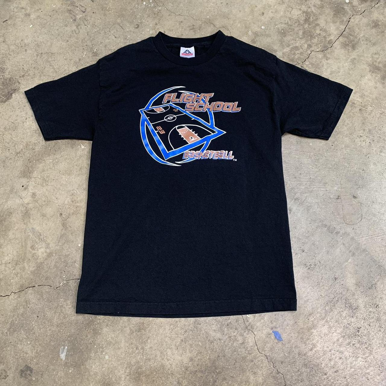 Y2K Flight school t-shirt in good condition No... - Depop