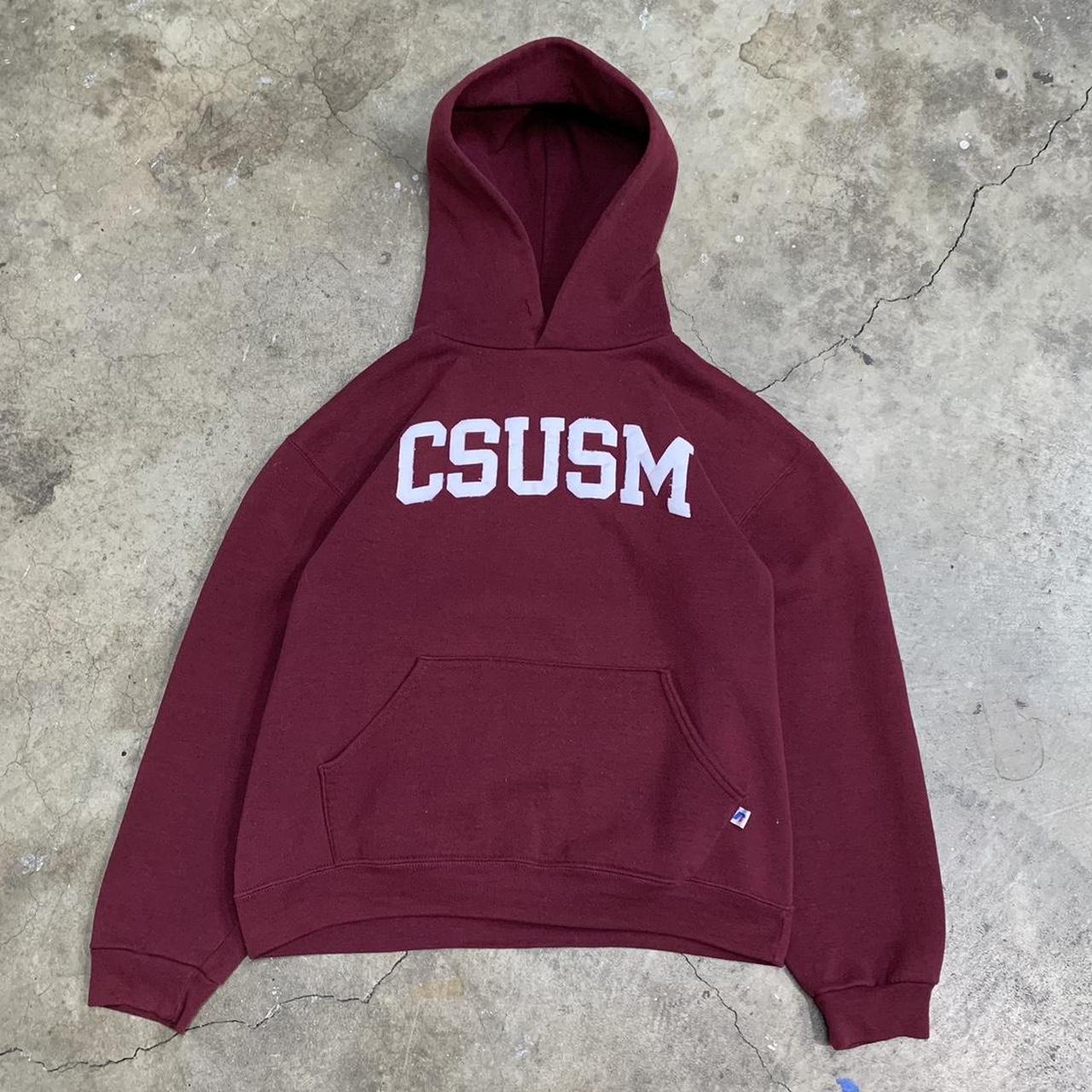 Y2K CSUSM Russel Athletic hoodie in good condition... - Depop