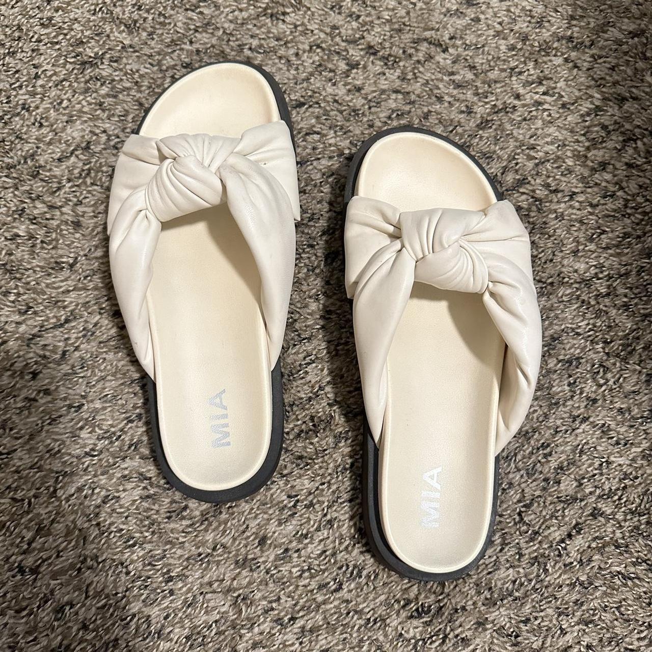 Brand new puffy slides. SO cute and comfy. - Depop