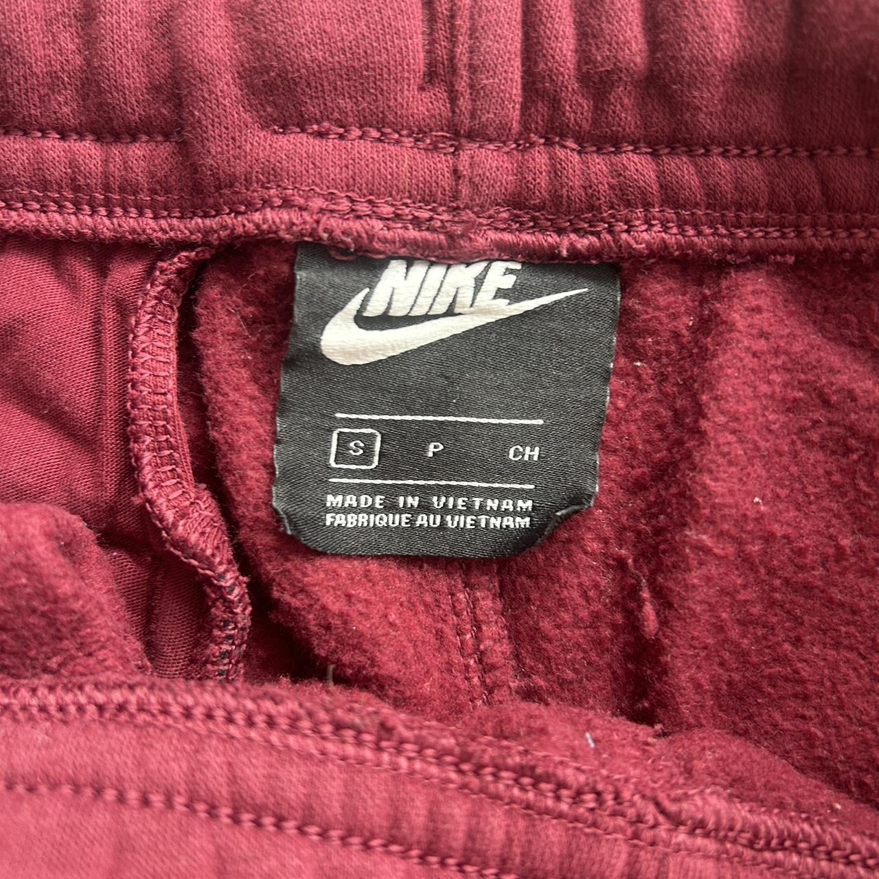 Nike men’s maroon sweatpants. Size s - Depop