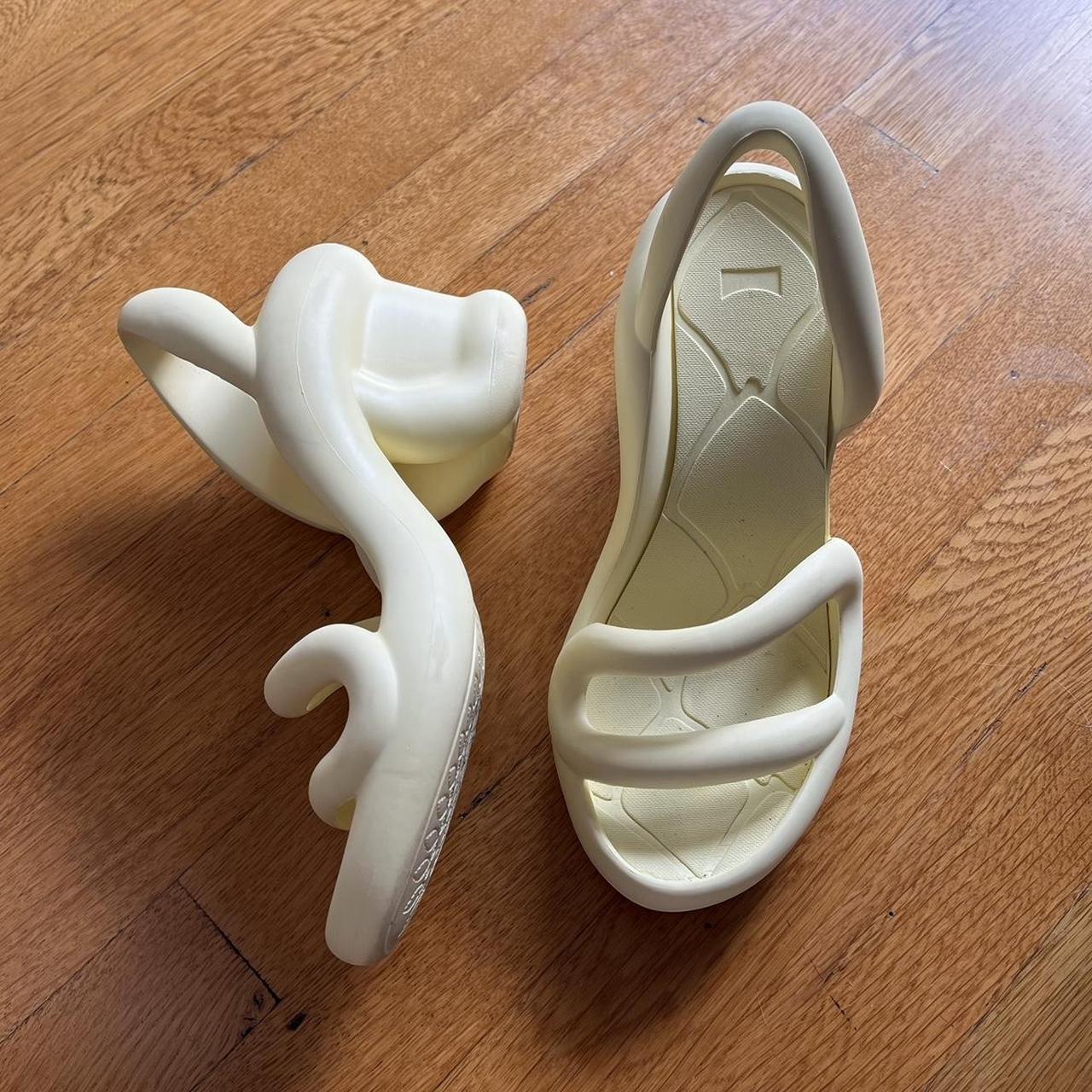 Yellow Camper Kobarah rubber sandals/ heels -... - Depop