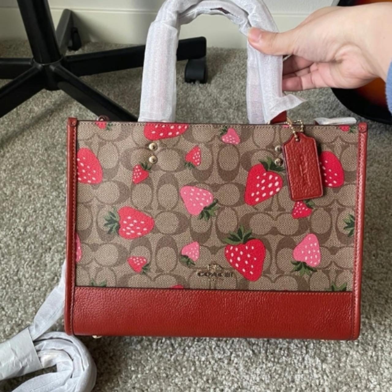 Coach Dempsey Carryall In Signature Canvas With Wild... | Depop