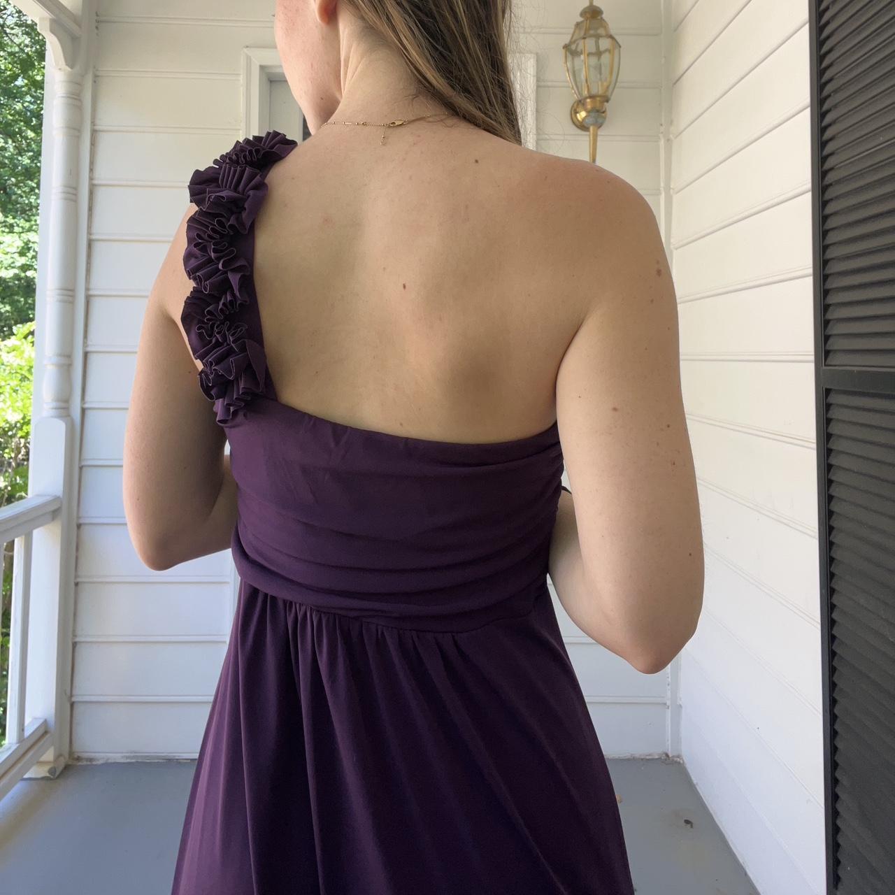 Enfocus Studio one shoulder purple maxi dress size. Depop