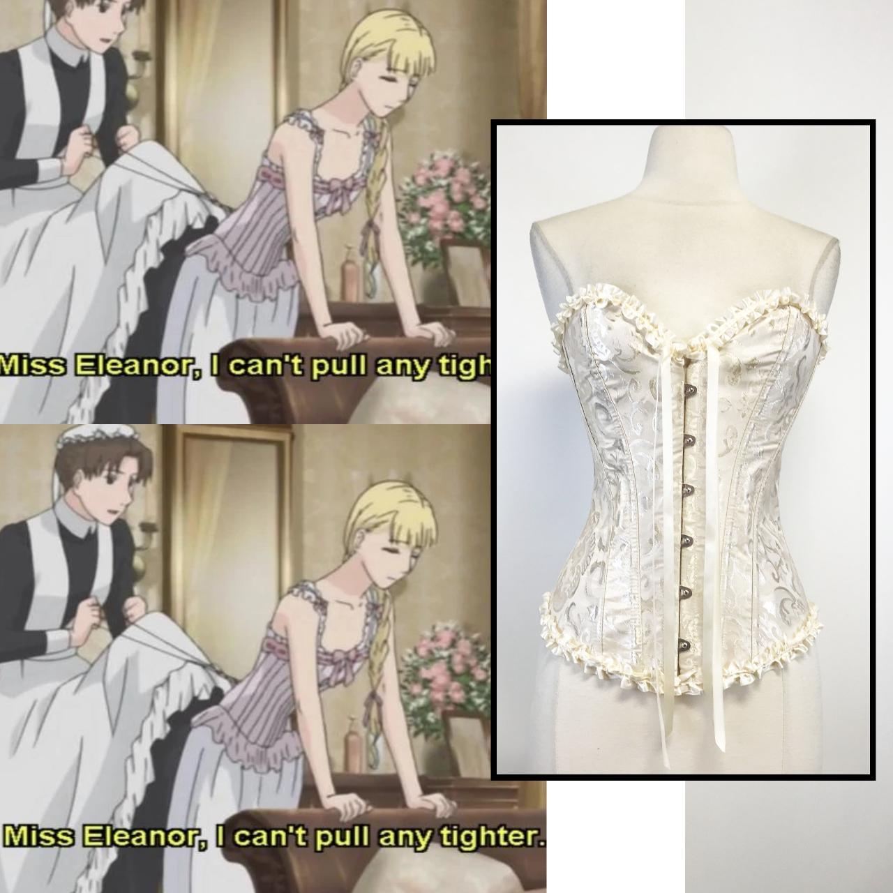 Goth-steampunk corset for roleplay, cosplay and any... - Depop