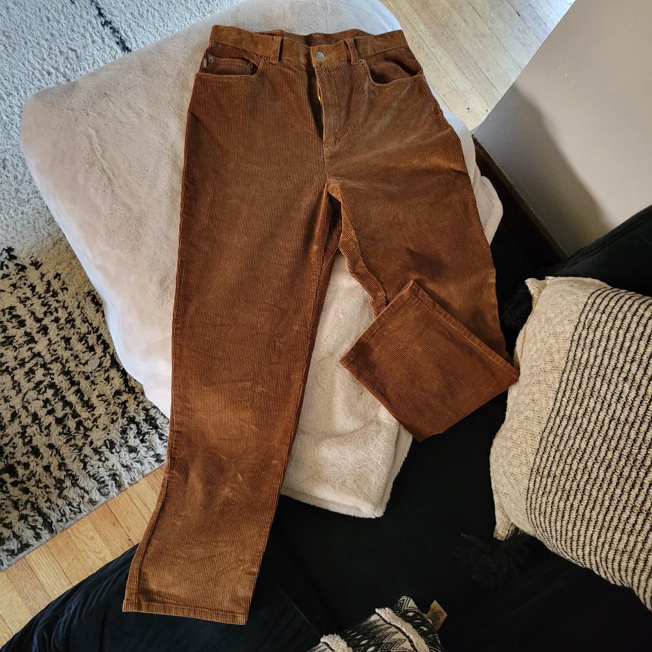 Ralph Lauren Corduroy Brown Pants Size 12 Used,... - Depop