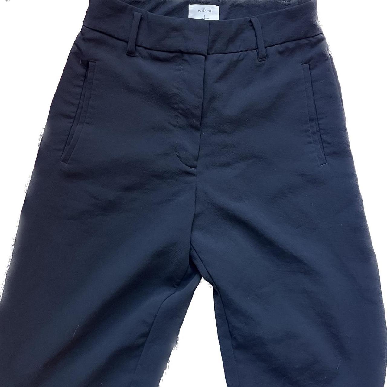 Aritzia Wilfred black cropped slacks. Worn to work... - Depop