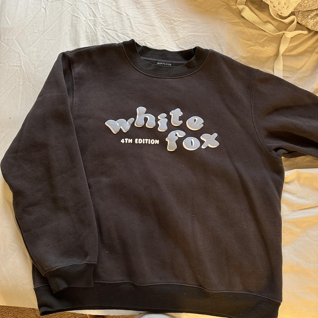 White fox jumper - Depop